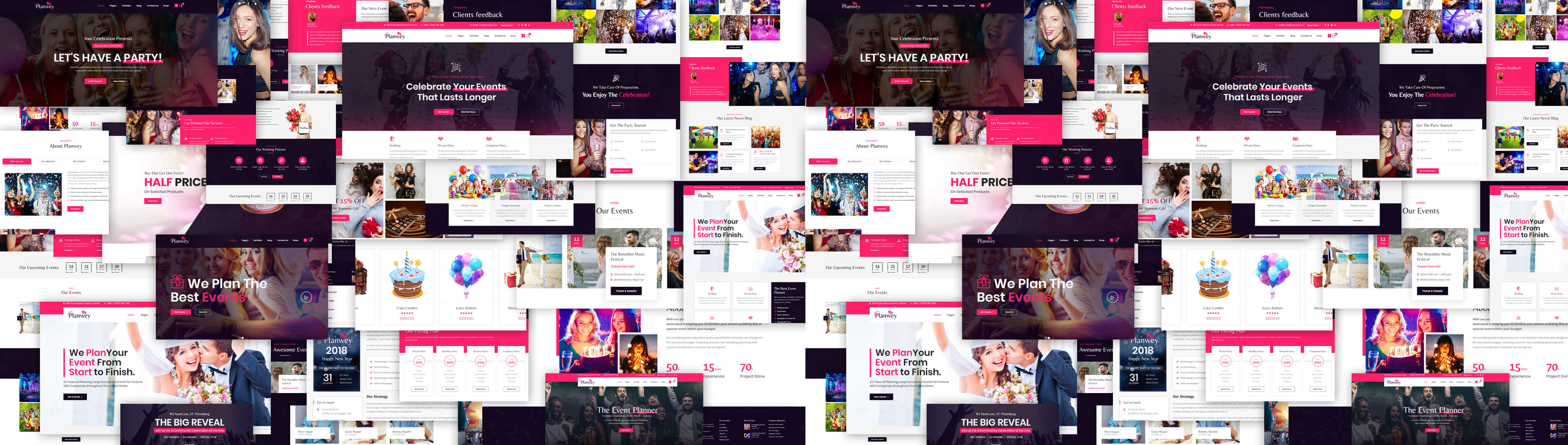 Planwey – Event planner & celebration html Template