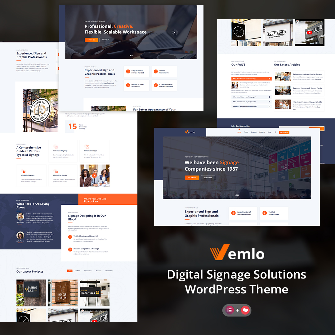 Sign and Graphic Professionals Amazing WordPress Theme