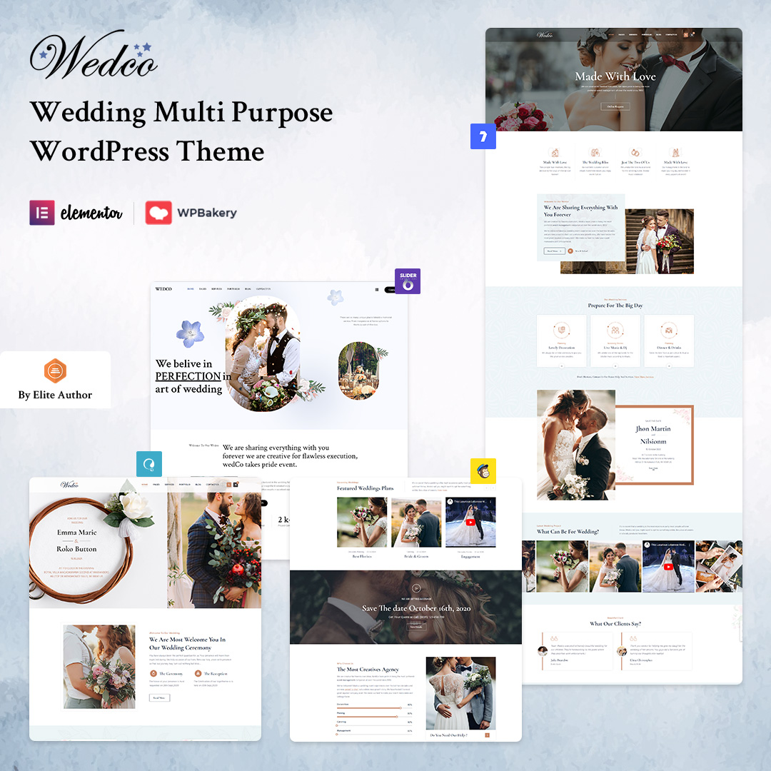WedCo - Premium Wedding WordPress Theme