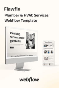 Flawfix - Stunning Plumber & Handyman Webflow Template