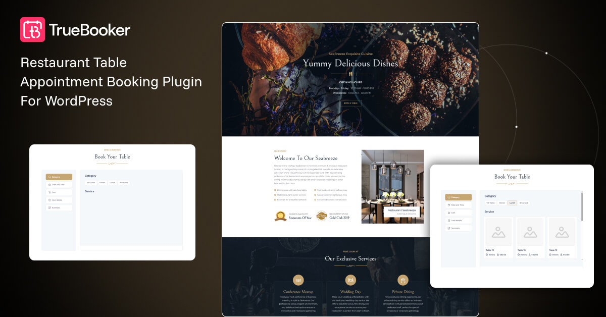 Best 5 Restaurant Table Appointment Booking Plugin For WordPress